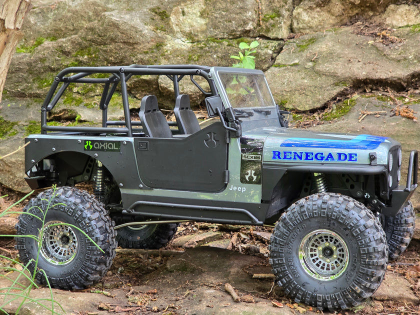 Adjustable, Bolt-On Double Bar Rock Sliders for Axial Racing SCX10 III ...