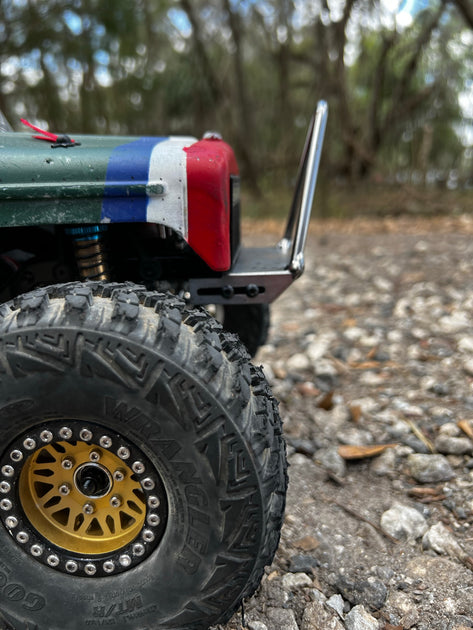 Element RC Ecto Comp-Style Winch Front Bumper with Stinger – ScalerFab